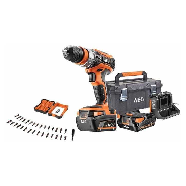 Aeg Kit Trapano Avvitatore a percussione 18Volt