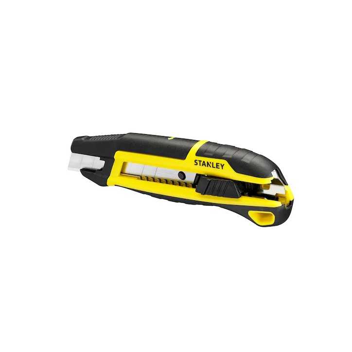 Stanley Cutter 18mm Con Cursore E Sistema Spezzalama Integrato